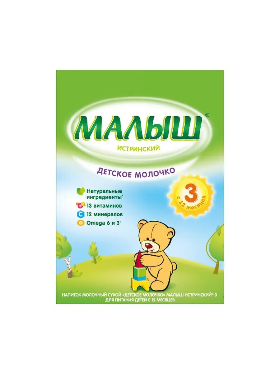 Малыш Истринский 3 молочко детское 12 мес. 350 г 1 шт