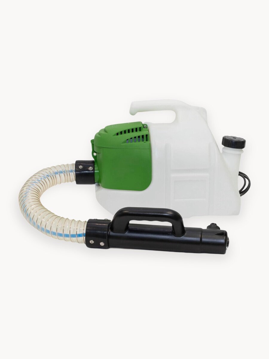 Генератор тумана BlackFog Cyclone DQP-800A, электрический, плечевой, бело-зелёный