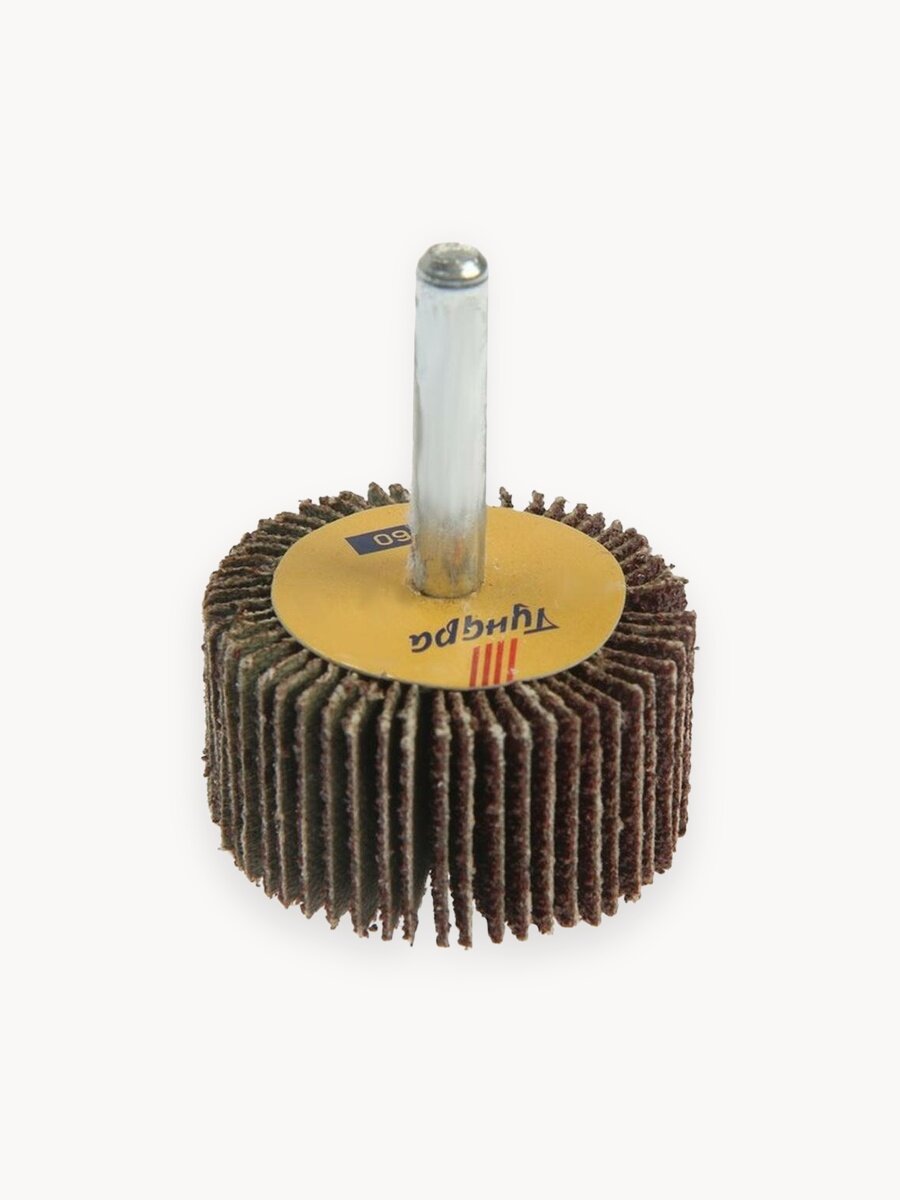 Круг лепестковый радиальный тундра, размер 40 х 20 х 6 мм, Р60