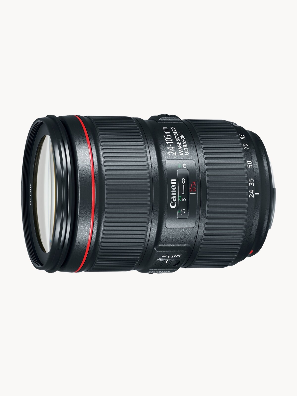 Объектив Canon EOS 24-105 mm f/4 L IS II, зум, автофокус, чёрный