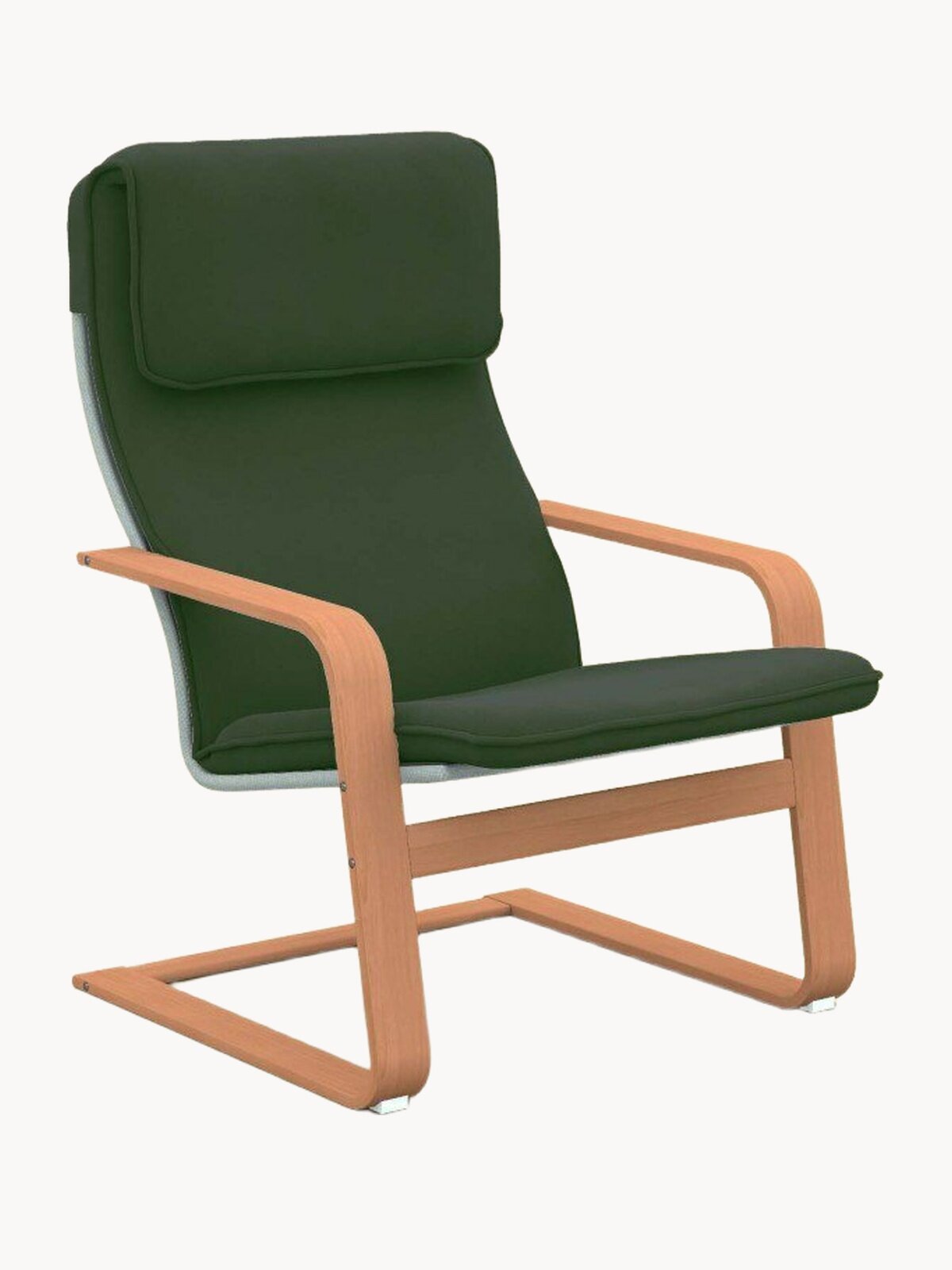 Чехол на кресло «Пелло» Цвет Таёжный Ткань Велюр «Антикоготь»