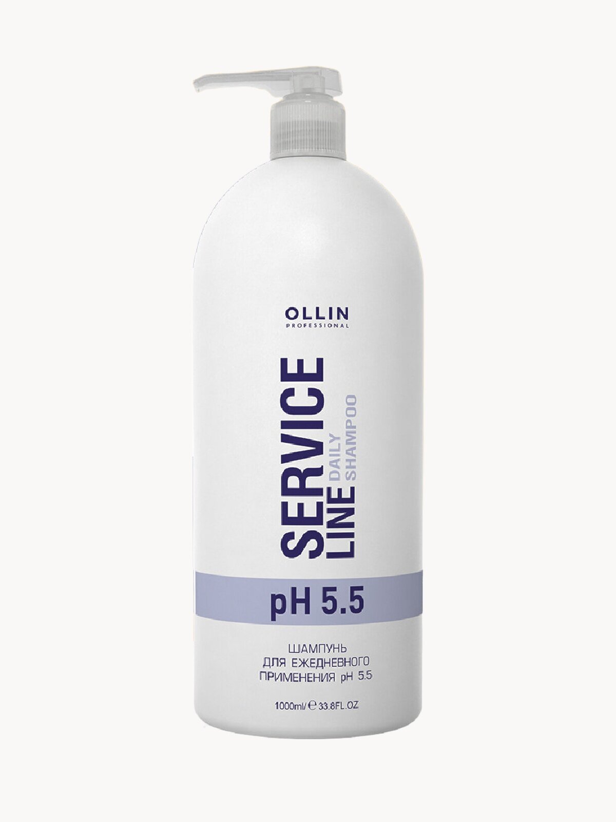 Шампунь для волос OLLIN Professional SERVICE LINE ежедневный уход PH 5.5, 1л