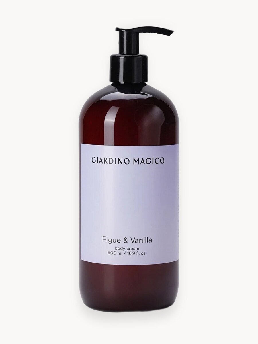 Крем для тела GIARDINO MAGICO в аромате FIGUE & VANILLA , 500 мл.