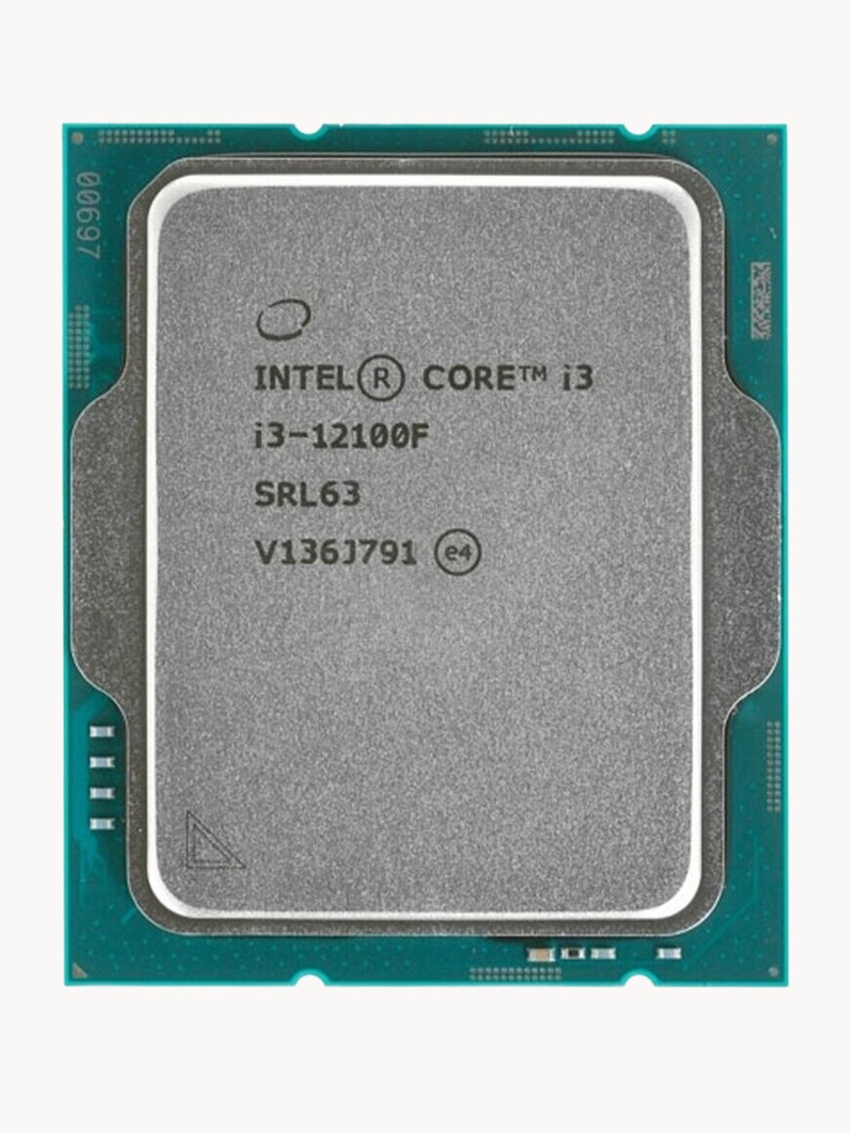 Центральный Процессор Intel Core i3-12100F OEM (Alder Lake, Intel 7, C4(0EC/4PC)/T8, Performance Base 3,30GHz(PC), Turbo 4,30GHz, Max Turbo 4,30GHz, Without Graphics, L2 5Mb, Cache 12Mb, Base TDP 58W, Turbo TDP 89W, S1700) (CM8071504651013) {98}