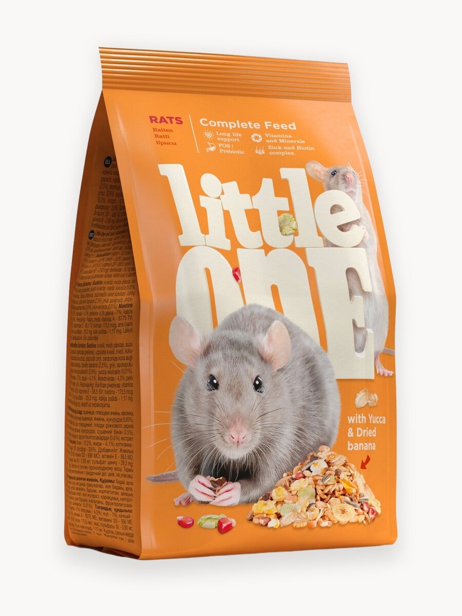Корм Little One полнорационный для крыс (400 г)