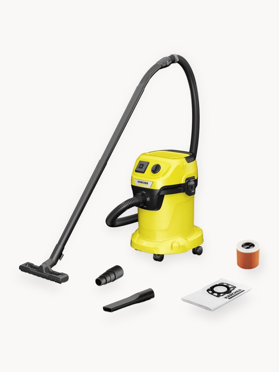 Хозяйственный пылесос Karcher WD 3 P V-17/4/20 1.628-170.0, для уборки помещения