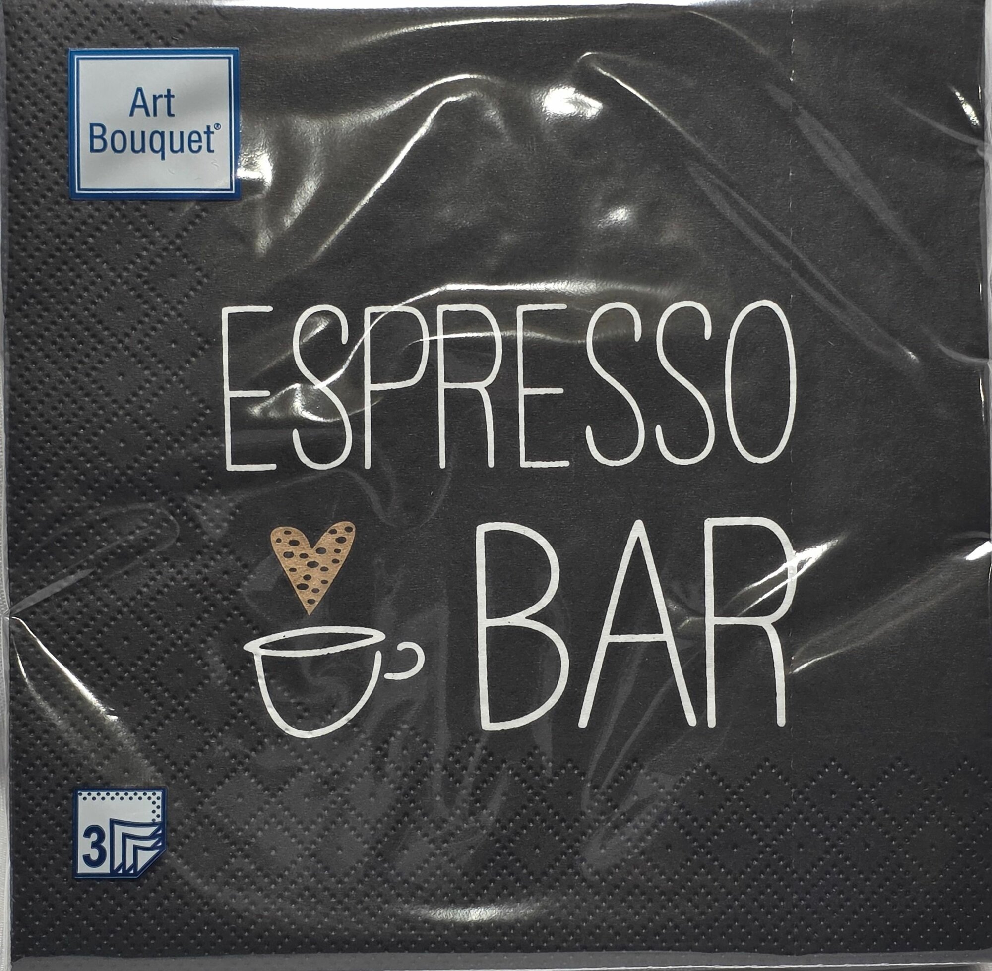 Салфетки бумажные сервировочные "Espresso Bar" 20листов