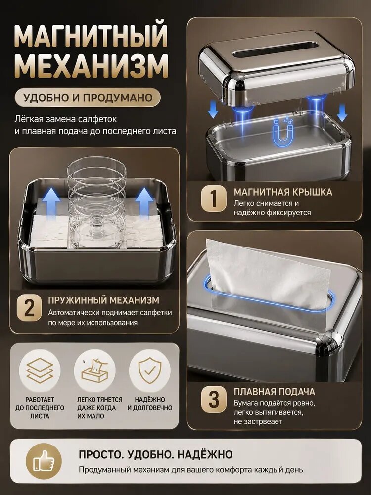 Салфетница 1 шт. — фото 1