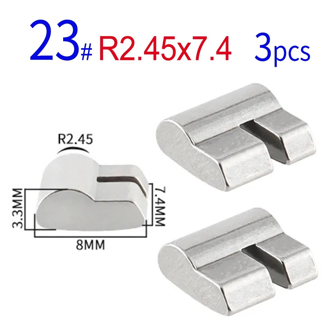 3 шт. Храповики для велосипедных втулок Серый, 23 R2.45-7.4 3pcs