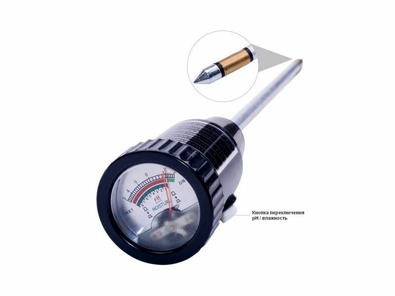 Анализатор ZD06 (2 в 1) для измерения pH и влажности почвы (с удлиненным щупом)