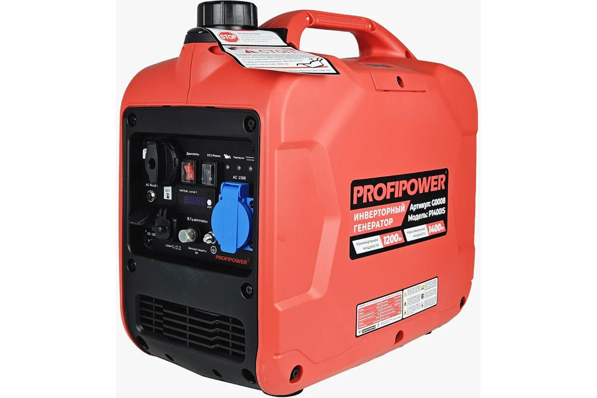 Инверторный бензин. генератор P1400iS Profipower G0008