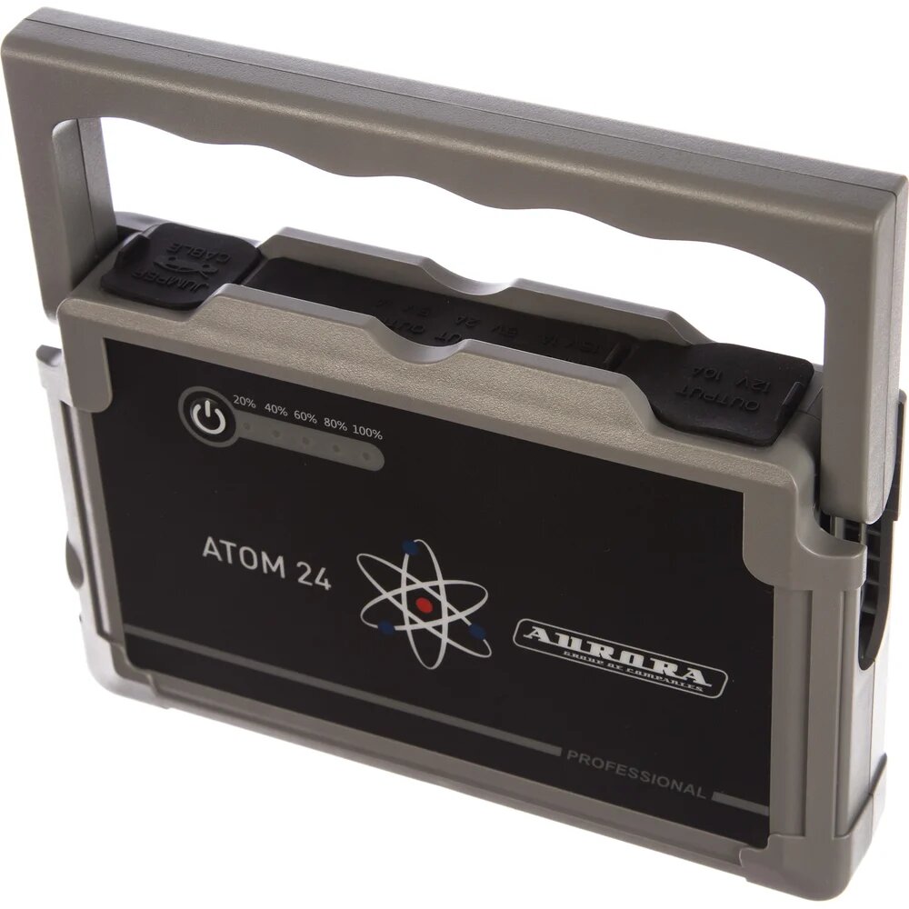 Aurora Пусковое устройство нового поколения ATOM 24 12В, 24000мАч, 88.8Вт*ч, 1000/500А 19091