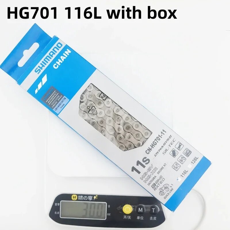 SHIMANO CN-HG601 HG701 Цепь для велосипеда 11/12 скоростей HG701 11s 116L box