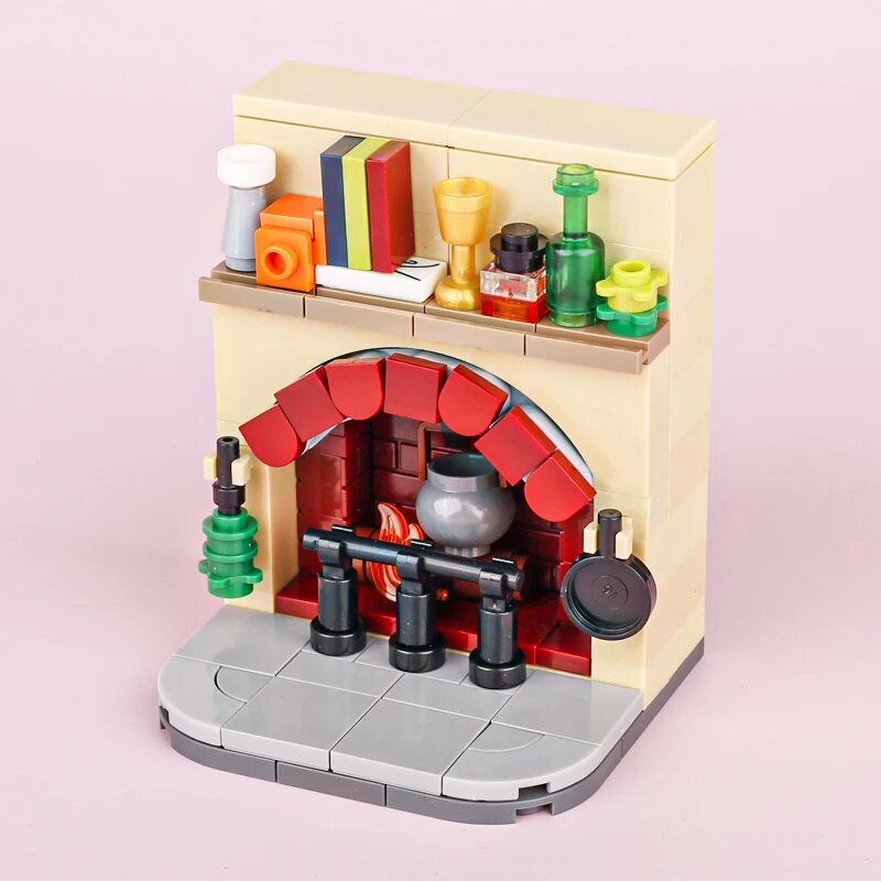 BRICKPANDA Средневековый замок набор конструктора Красный, B28-11-1SET