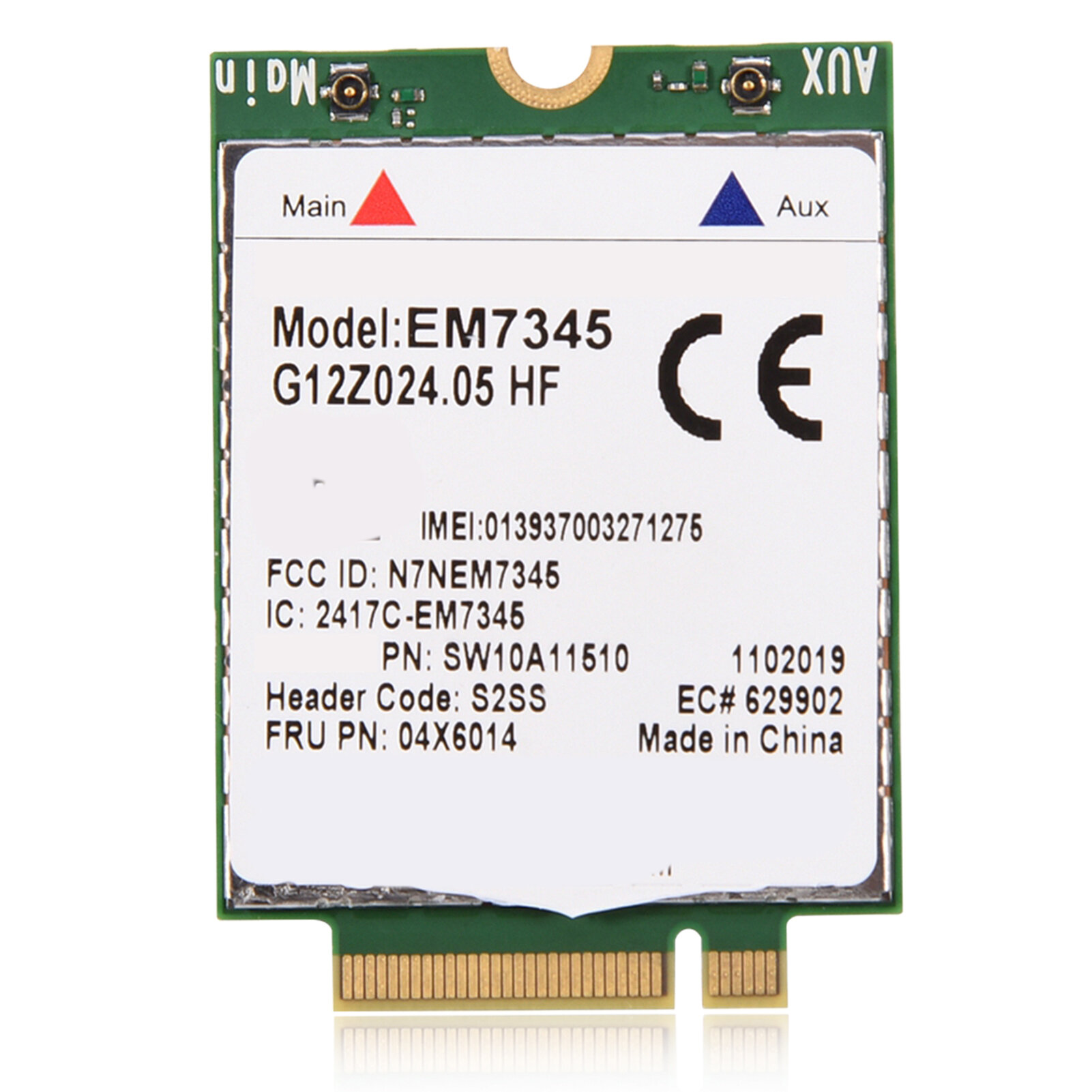 Module Card, Stable Simple Setup LTE/HSPA+ Support Predictable High Speed WWAN Em7345 Module, WCDMA for Business Trip Thinkpad X250 X1C W550 T450 X240 T440