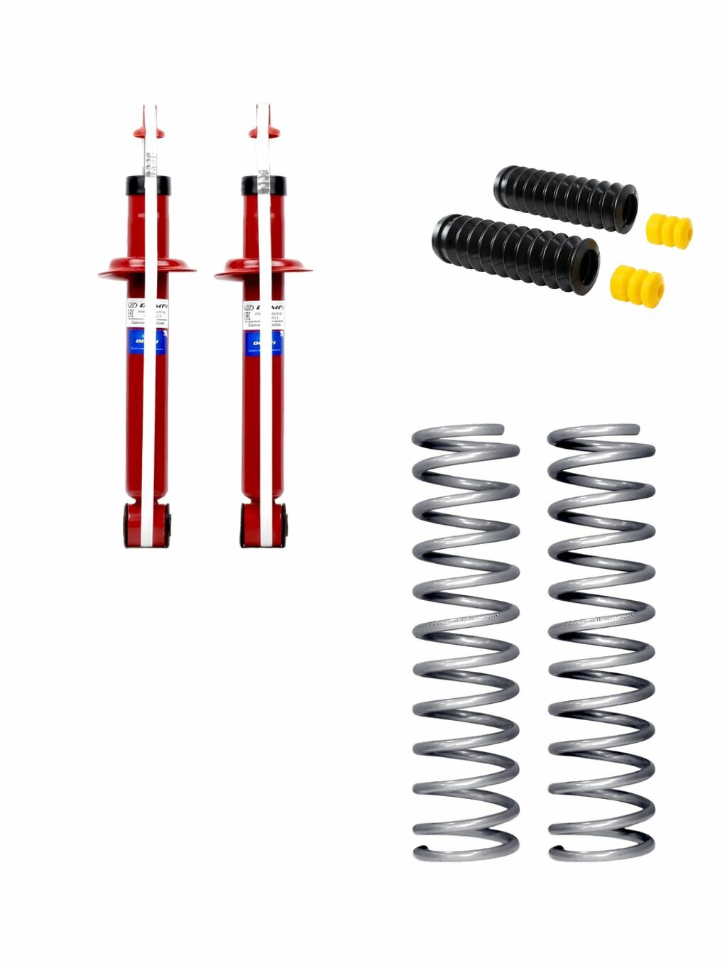 Задний комплект стоек DEMFI ваз Приора 2170 "премиум"- Артикул: BND-126306-821 - Производитель: Россия