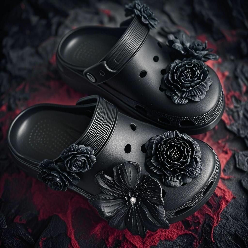 Джиббитсы; для обуви, джибицы для кроксов crocs, клипсы для сабо, набор 8 шт.