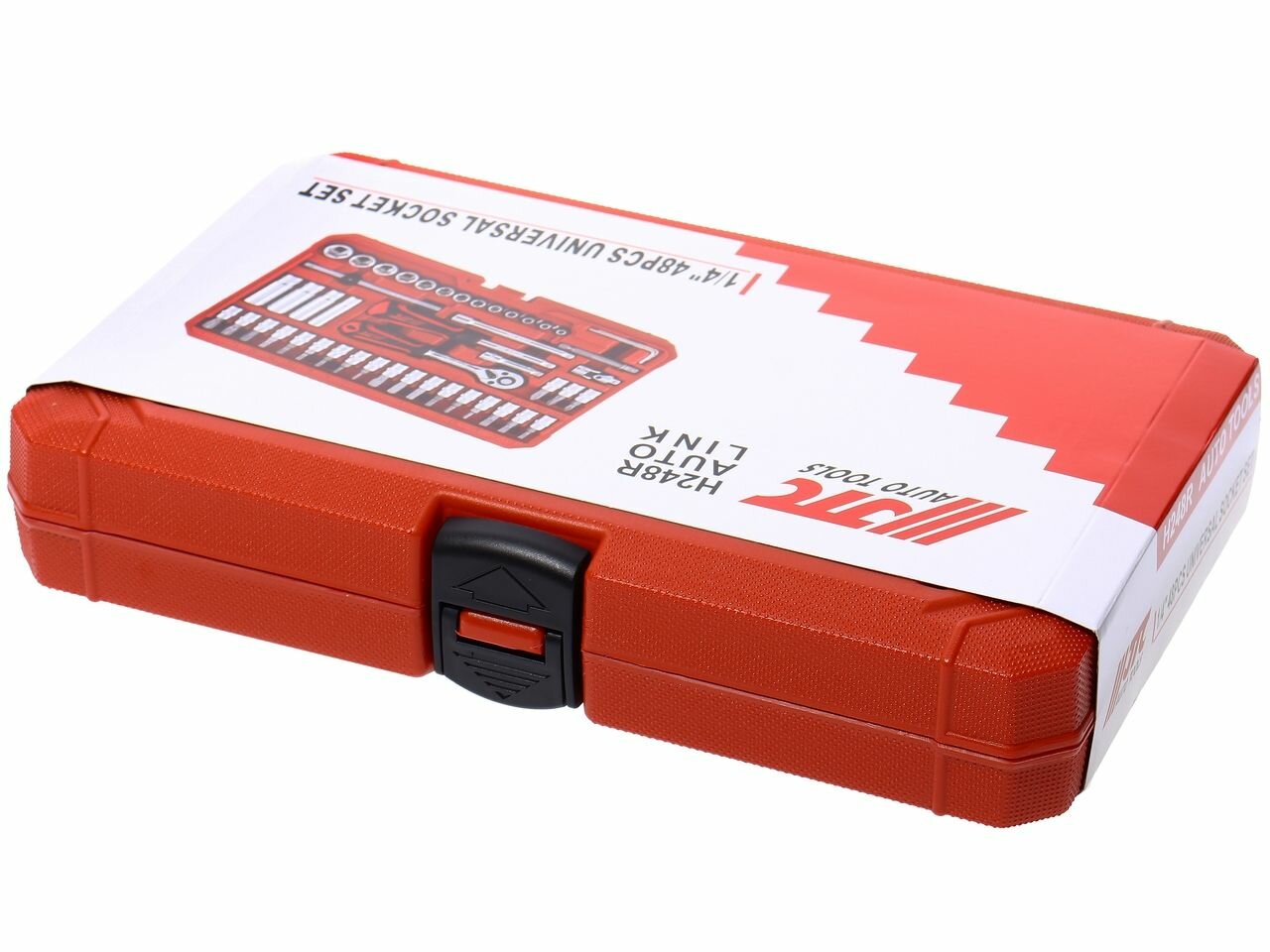 Набор торцевых головок шестигранных и насадок 1/4" 48шт, арт JTCH248R JTC