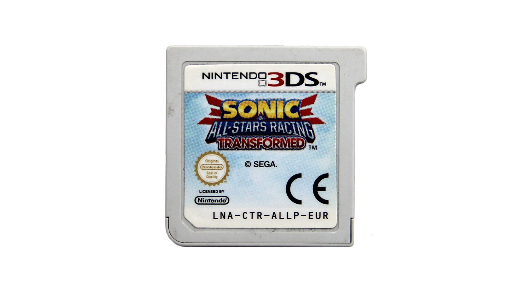 Sonic All Stars Racing Transformed (Nintendo 3DS, Без коробки)