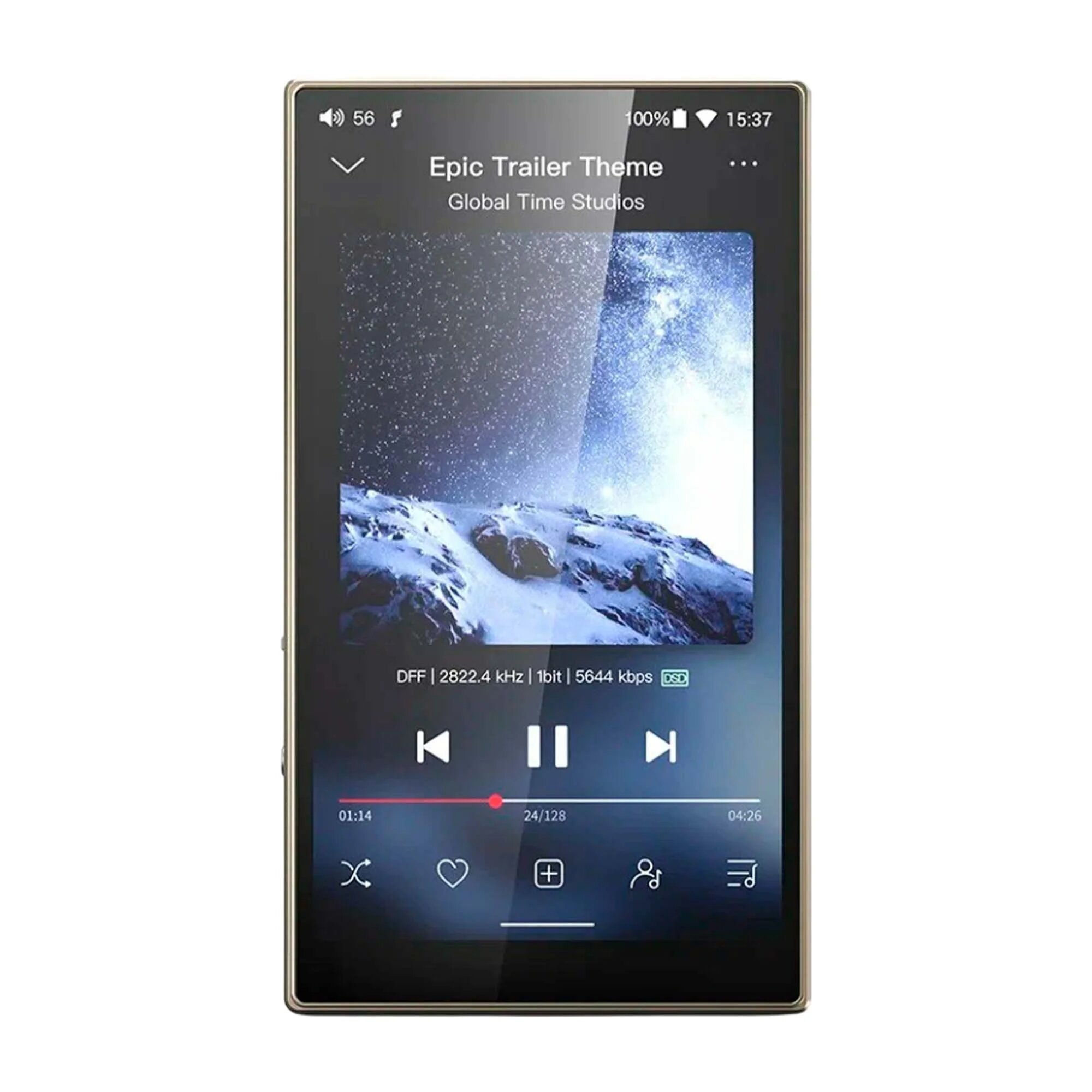 Портативный hi-fi плеер FiiO M21, Android, 64 ГБ, titanium gold