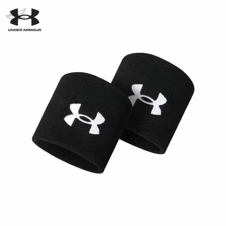 Напульсники Under Armour "Защита запястий", спандекс, эластан, полиэстер, черные,