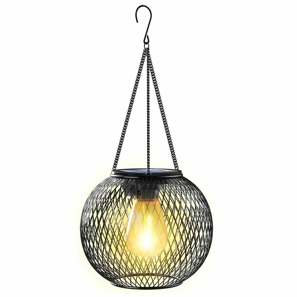 Уличный светильник Кованый фонарь-ночник, садовое украшение, солнечный уличный садовый