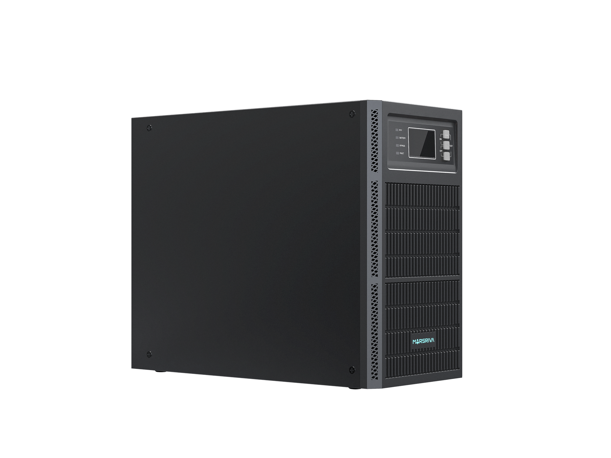Онлайн ИБП MR-US3K, 3кВА / 3кВт, 6*12B/9Ач, Вход: С20, Выход: 2*CEE 7/3 + клеммы, MARSRIVA