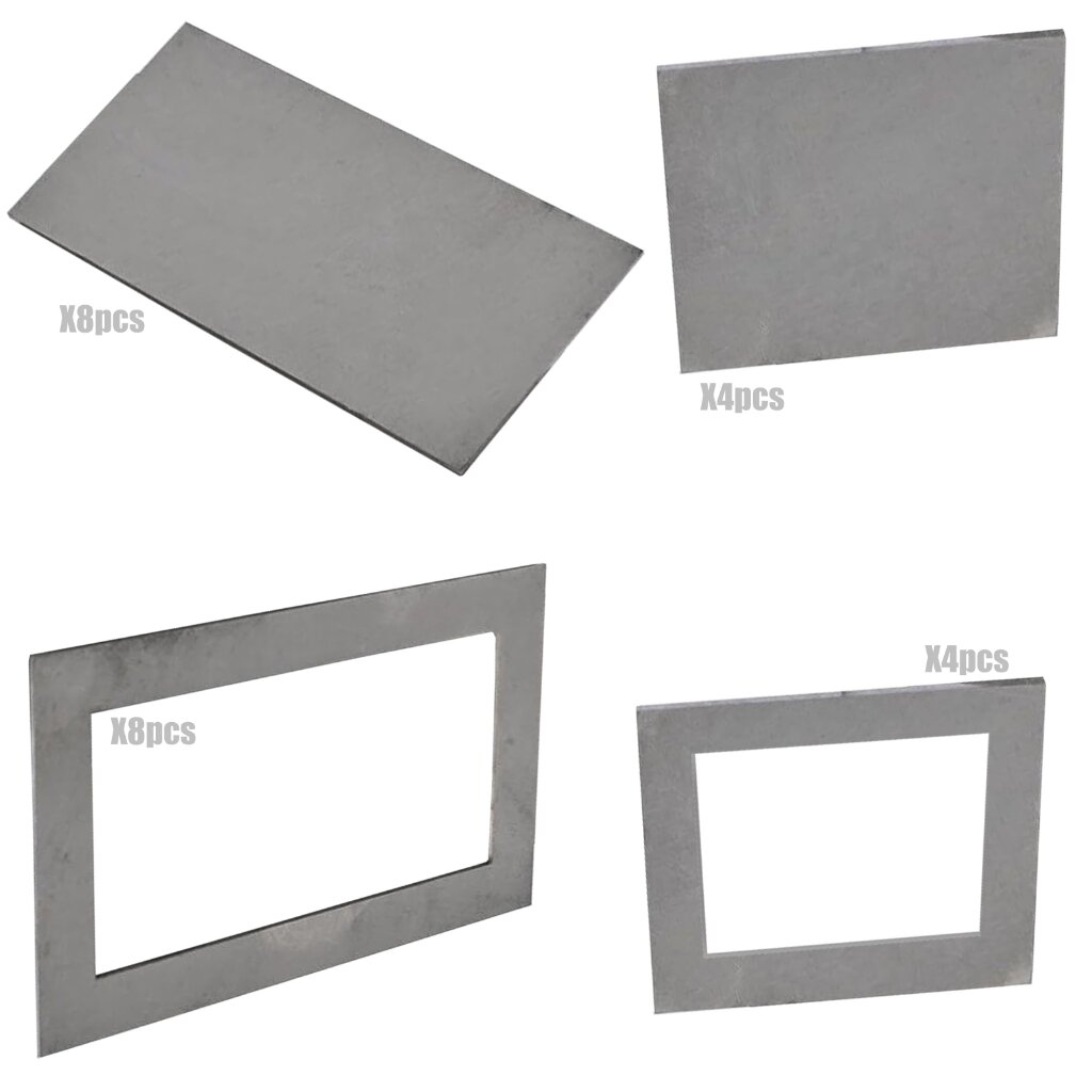 Пластины для развития навыков сварки, металлическая конструкция, гладкая отделка