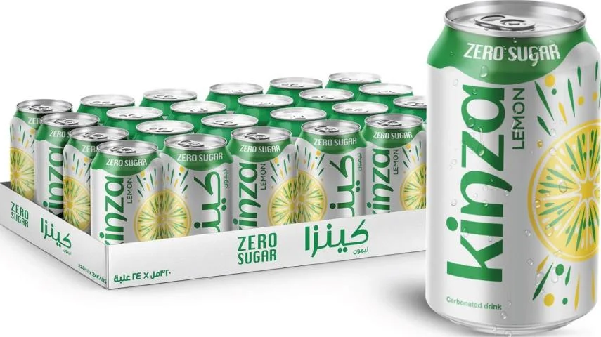Kinza 0,32л.*24шт. Lemon Zero Kinza Напиток газированный Сауд. Аравия