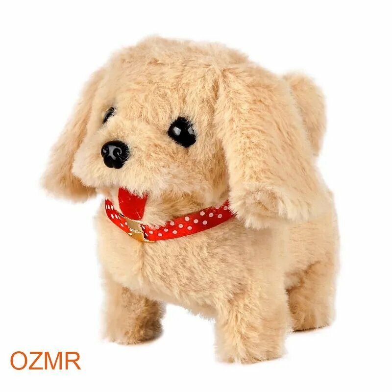 Игрушка собачка ходит и пищит / Интерактивный щенок на батарейках механический