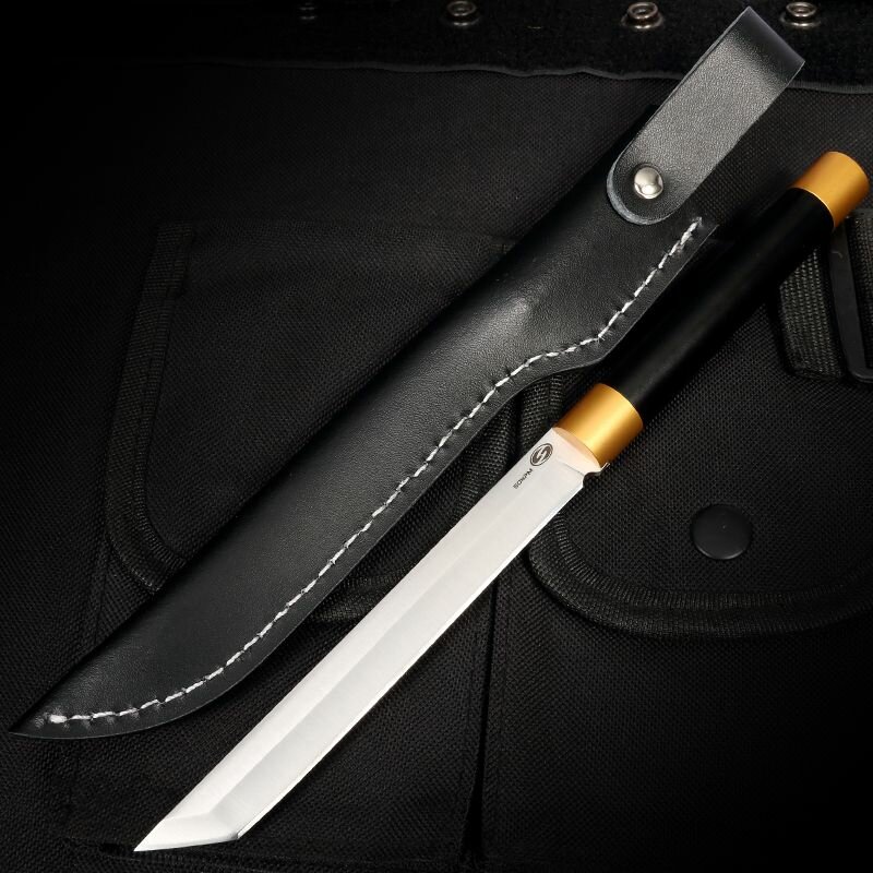 Открытый нож, выживание в дикой природе кемпинг мясо тесак, кемпинг рыбалка альпинизм нож