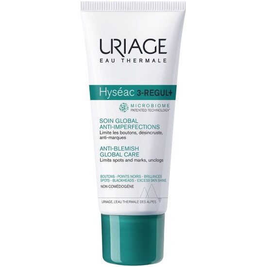 Крем для лица Uriage Hyseac несовершенств кожи 3-Regul+, 40 мл