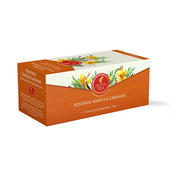Чай Julius Meinl Rooibos Vanilla-Caramel (Ройбуш Ваниль-Карамель), в пакетиках, 25шт