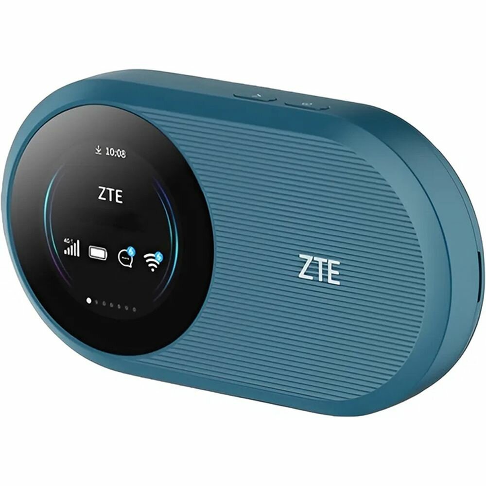 USB-модем ZTE U10s Pro 3G/4G, Wi-Fi, для интернета, с сим-картой, синий
