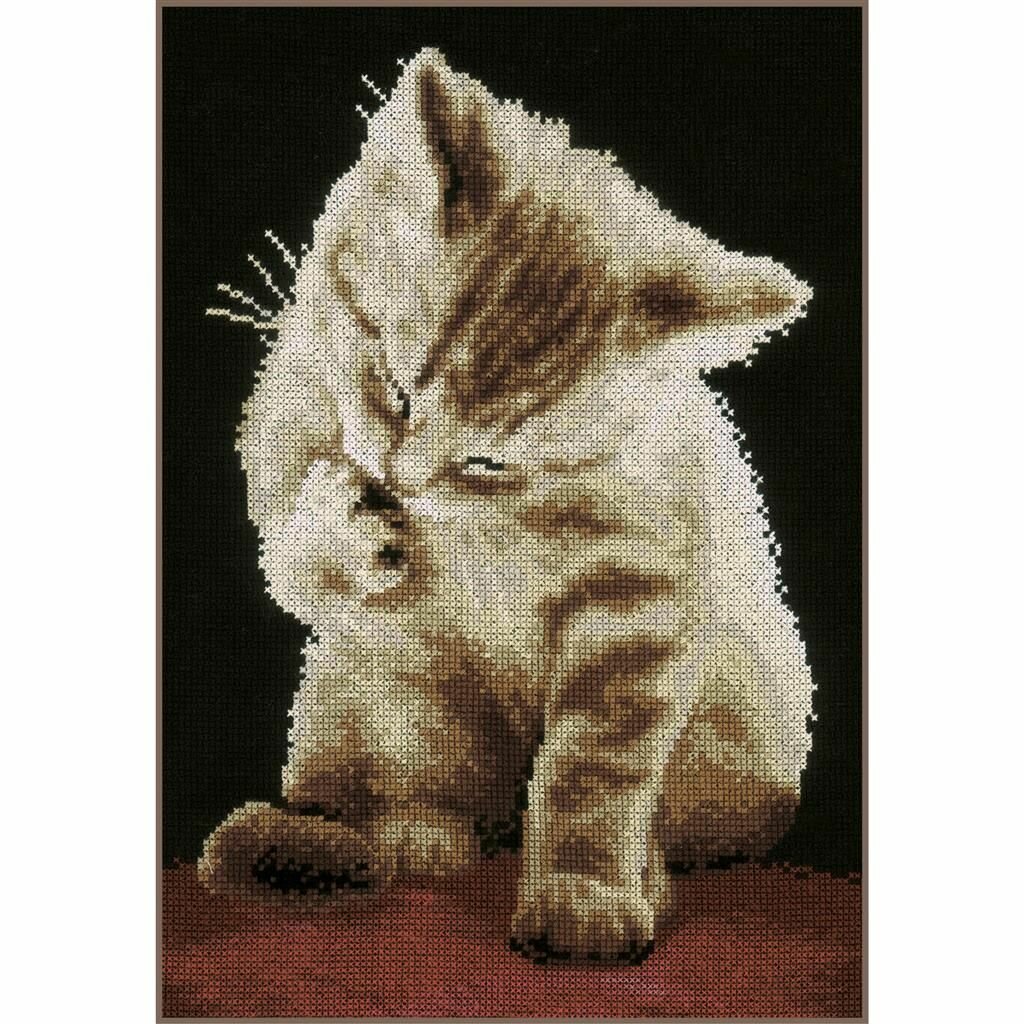 PN-0155780 Набор для вышивки крестом Vervaco "Котёнок"