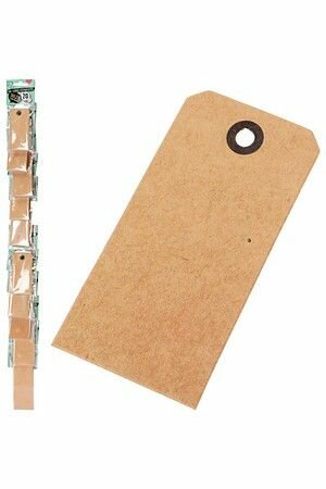 Набор крафтовых бирок для подарочной упаковки, 7 см, 20 шт, Koopman International 110331050