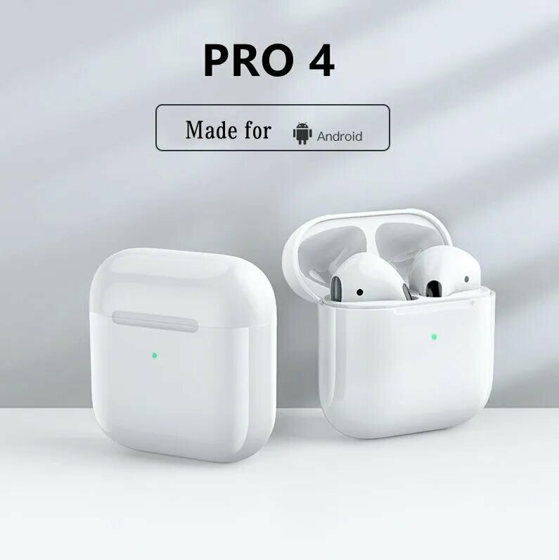 Наушники беспроводные с микрофоном, Lightning, белый, светло-бежевый