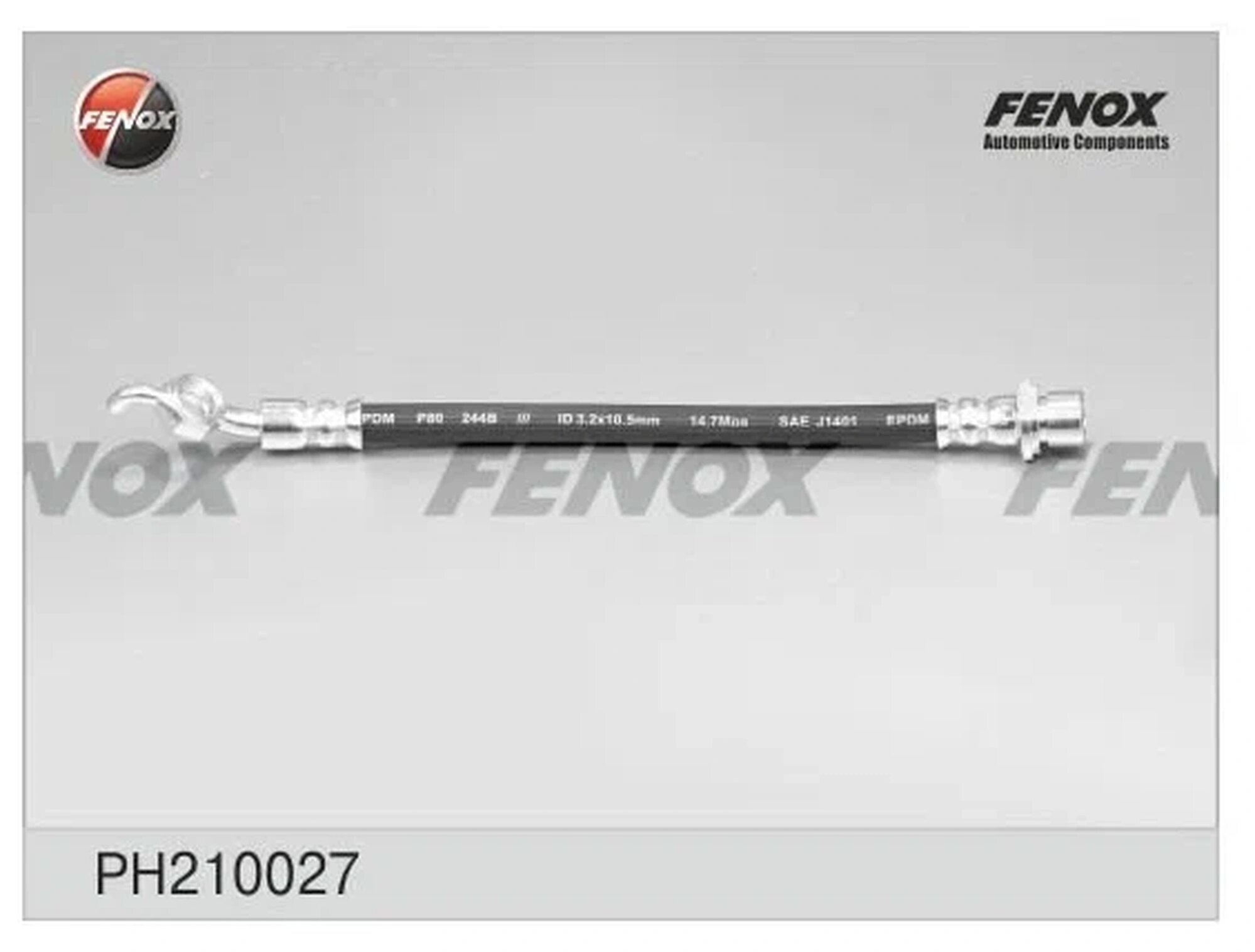 Шланг тормозной Toyota Corolla 02-07, Corolla Verso 02-04, FENOX PH210027