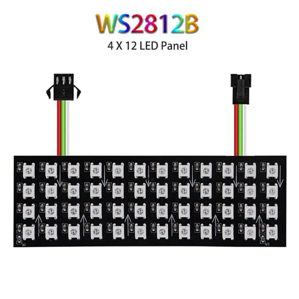 TNALANT гибкая светодиодная панель WS2812 RGB 8x8/16x16/8x32 4X12 LED Panel, 1Pcs