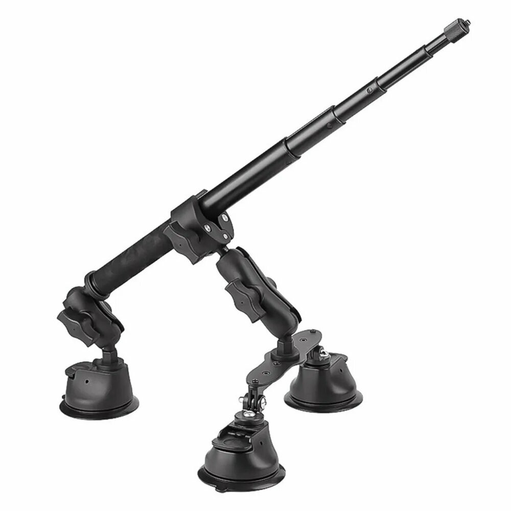 Комплект автомобильного крепления на присоске с адаптером для селфи-палки и шара для экшн-камер X4 X3