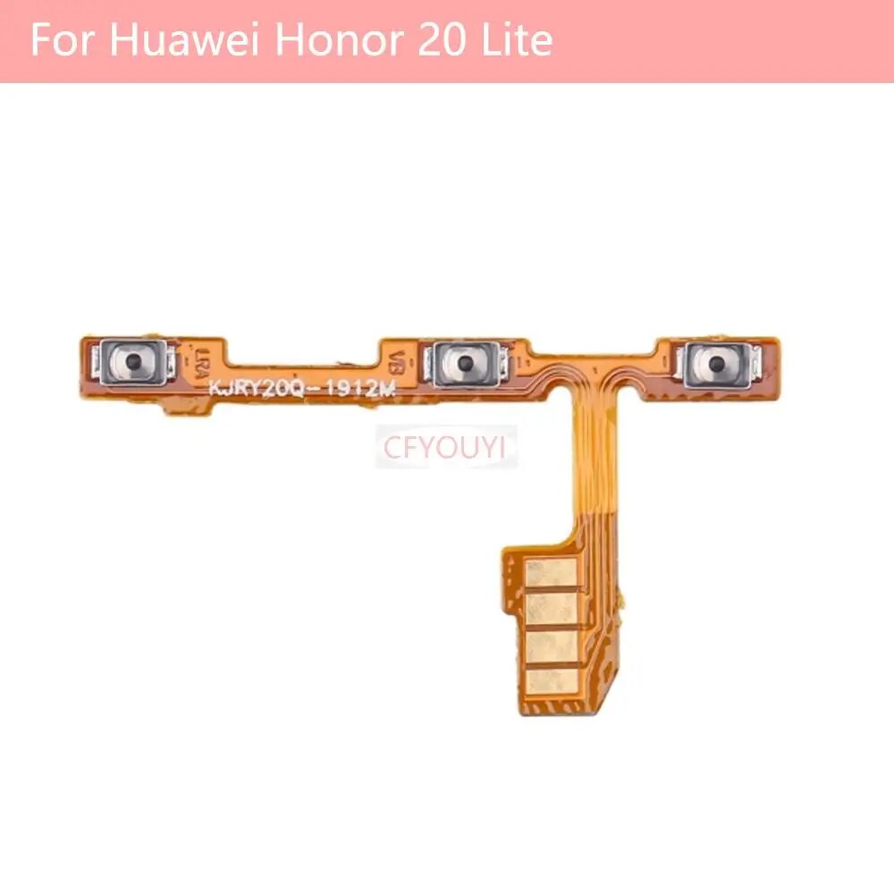 Для Huawei Honor 20, клавиша включения/выключения питания и кнопки громкости, гибкий кабель для Honor 20 Pro Honor 20 Lite For Honor20 Lite