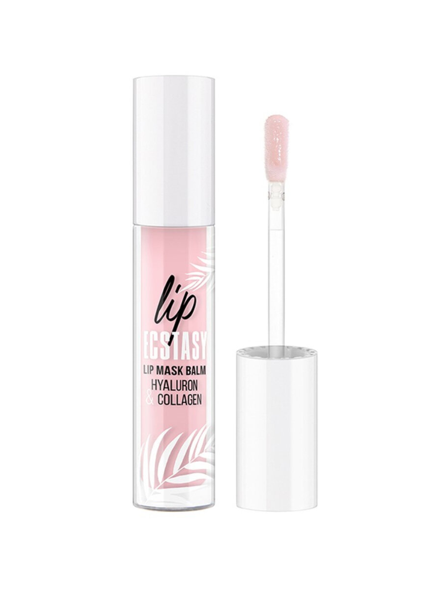 Маска-бальзам для губ LUXVISAGE LIP ECSTASY Hyaluron & collagen тон 601 Rose