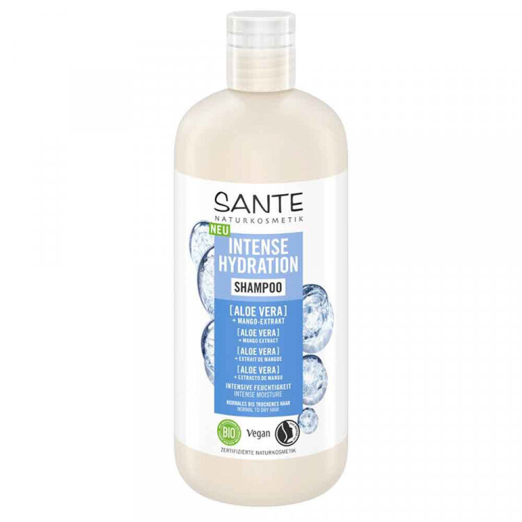 SANTE Интенсивно увлажняющий шампунь "Био-Алоэ Вера и Манго" 500 мл
