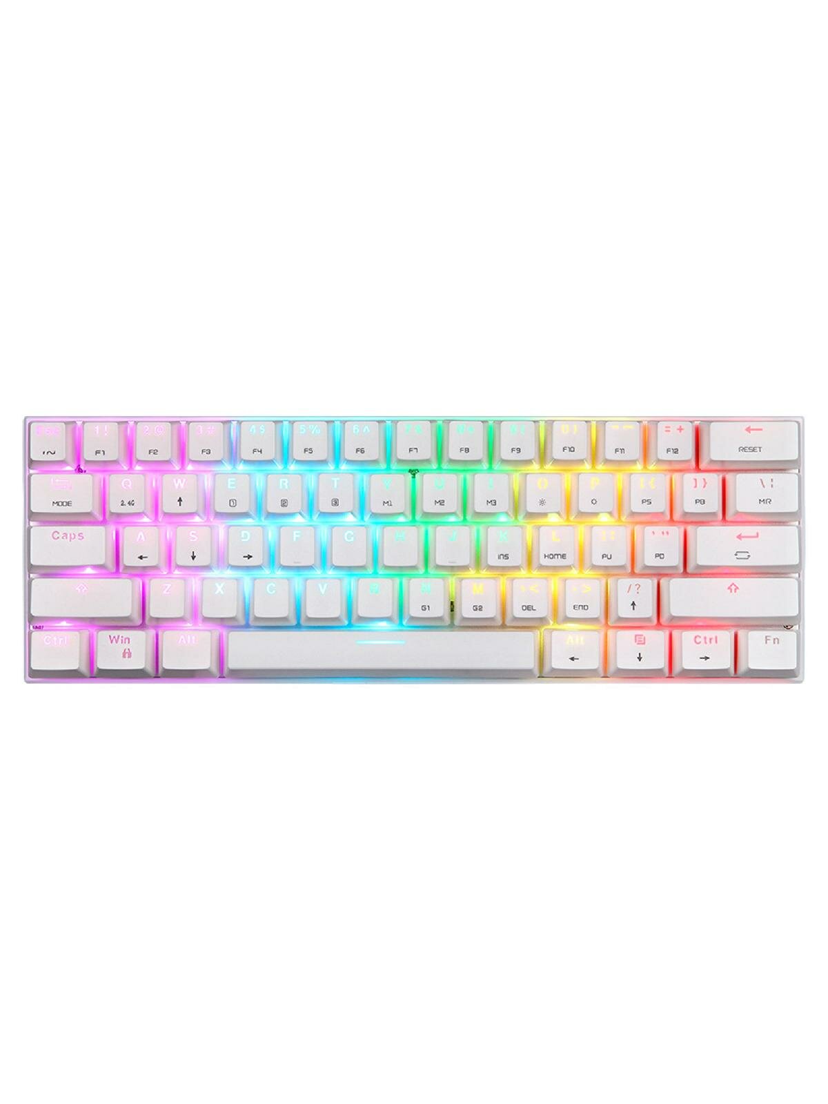 Bluetooth-compatible Wireless Gaming Mechanical Keyboard 61 Keys RGB Backlight Gaming Keyboard for PC Laptop Gamers