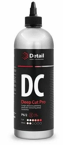 Крупноабразивная полировальная паста для удаления глубоких царапин DС Deep Cut Pro 250 мл Detail DT-0372
