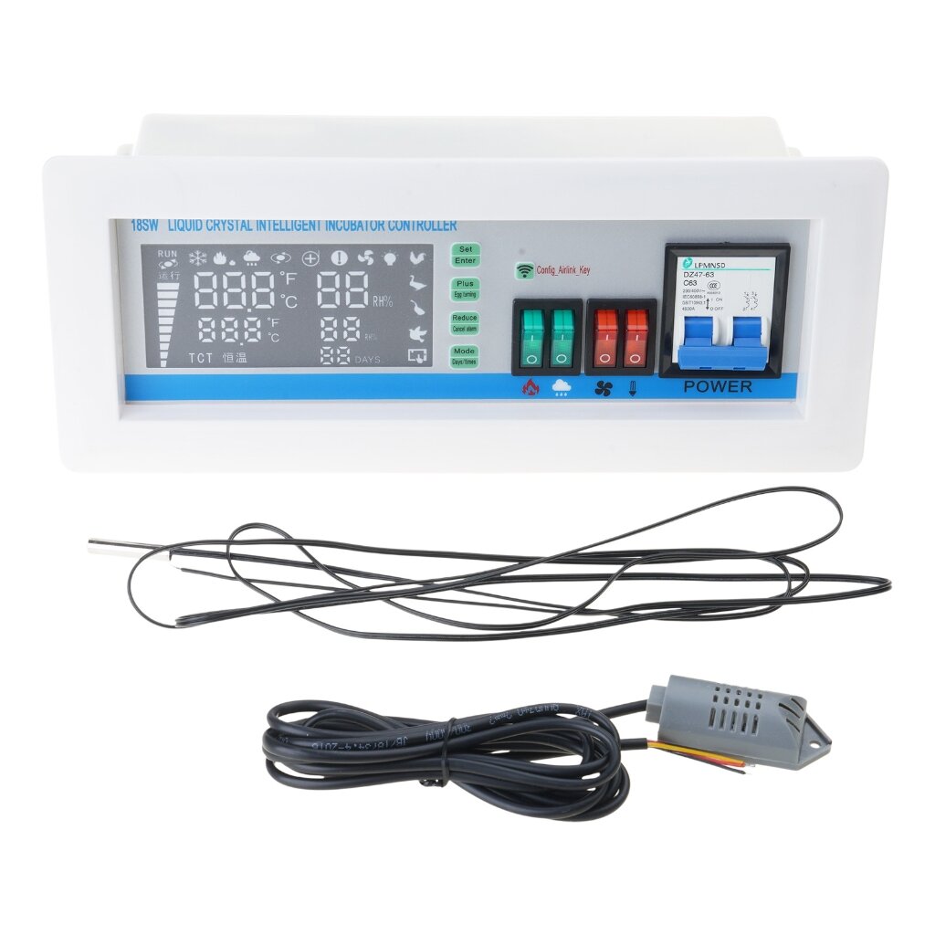 Контроллер автоматического инкубатора XM-18SW, термостат, гигростат, управление через приложение.