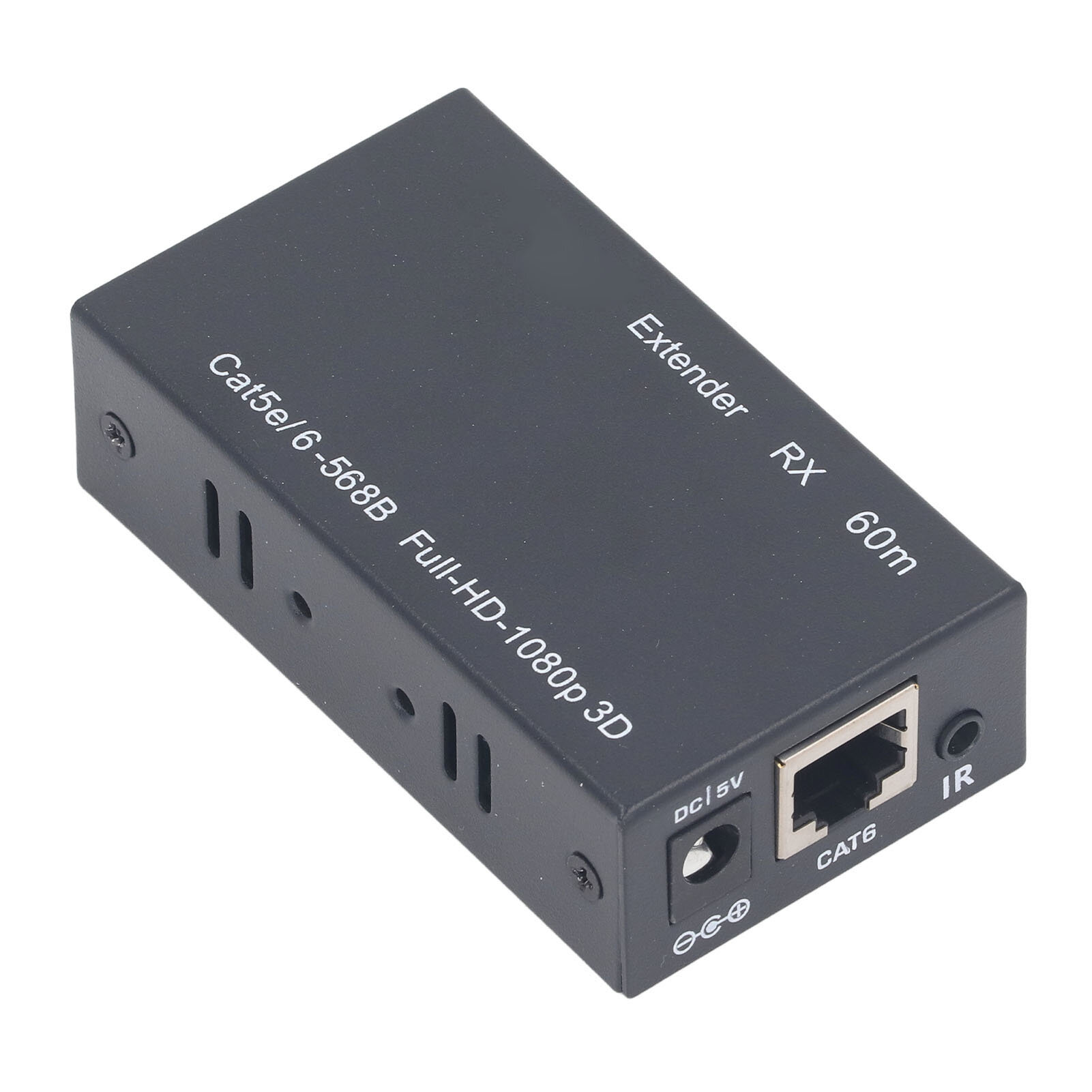 HD Extender Удлинитель на 65,6 ярдов из алюминиевого сплава Plug and Play HD Ethernet Extender для мониторинга компьютера 100–240 В, вилка стандарта США 100–240 В