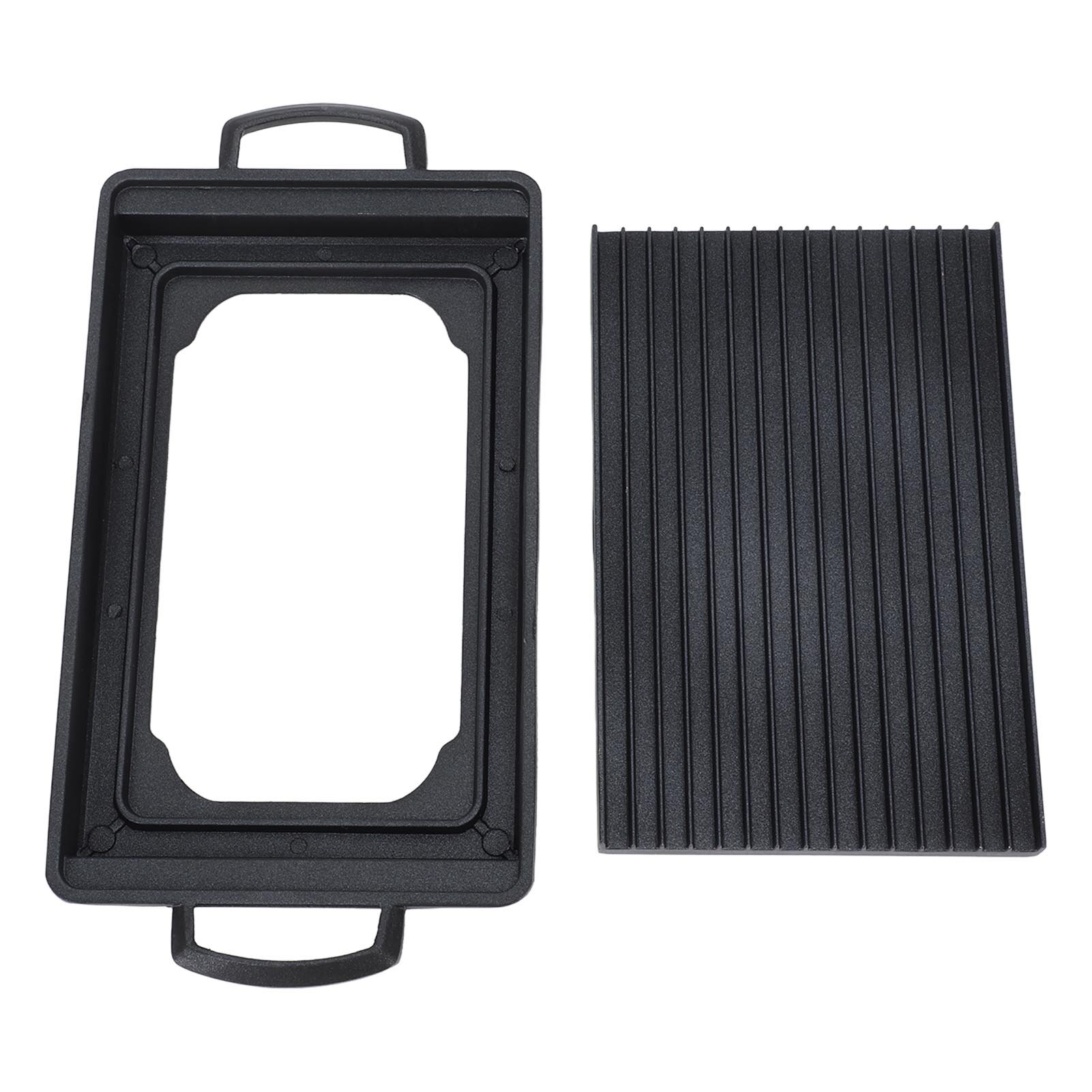 Мини-гриль-барбекю из алюминиевого сплава, быстрый и равномерный нагрев, многофункциональная угольная печь-гриль для барбекю для дома, 23,5x14,5 см/9,3x5,7 дюйма