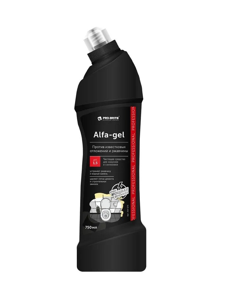 Pro-Brite гель от ржавчины и известковых отложений Alfa-gel, 0.75 л
