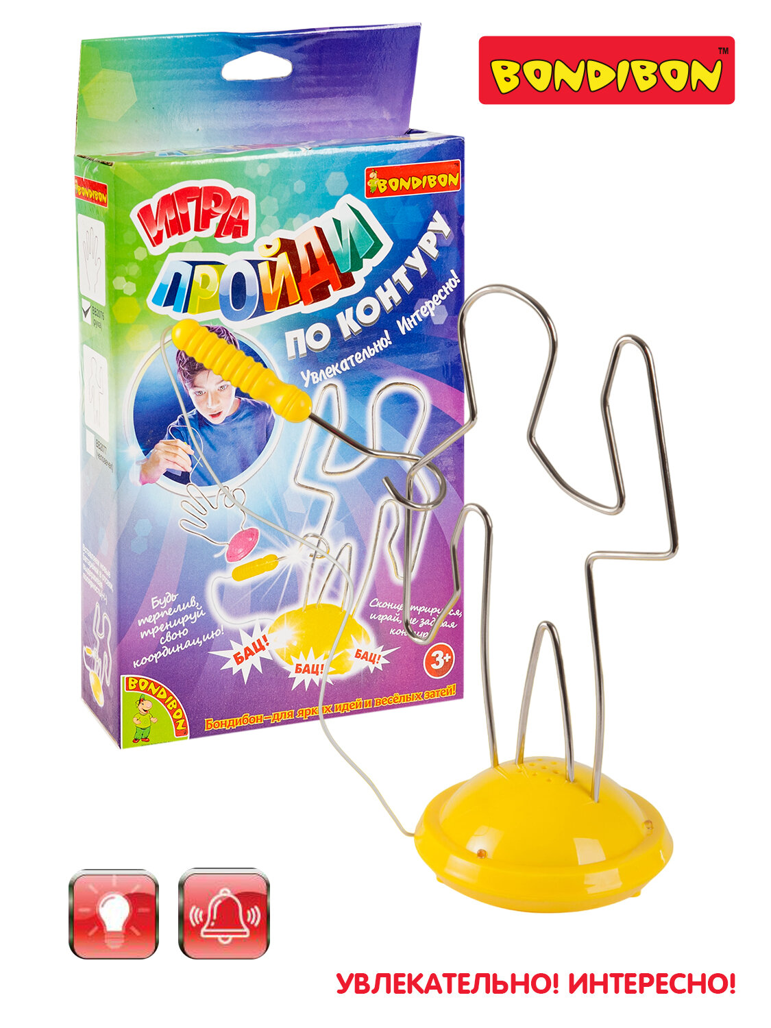 Bondibon Настольная игра Пройди по Контуру! ВВ2077